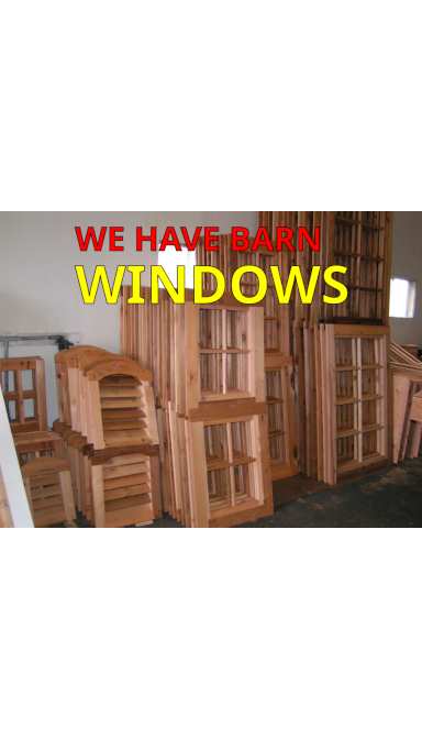 Barn Windows – The Barn Factory