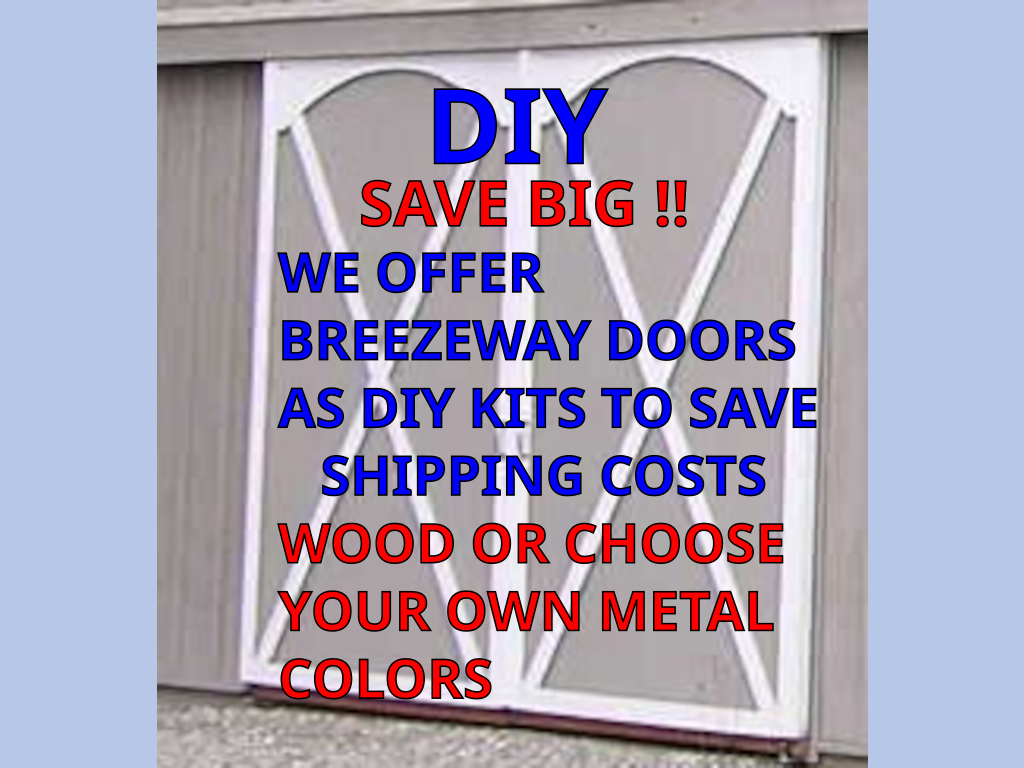 Breezeway Alley Doors – The Barn Factory