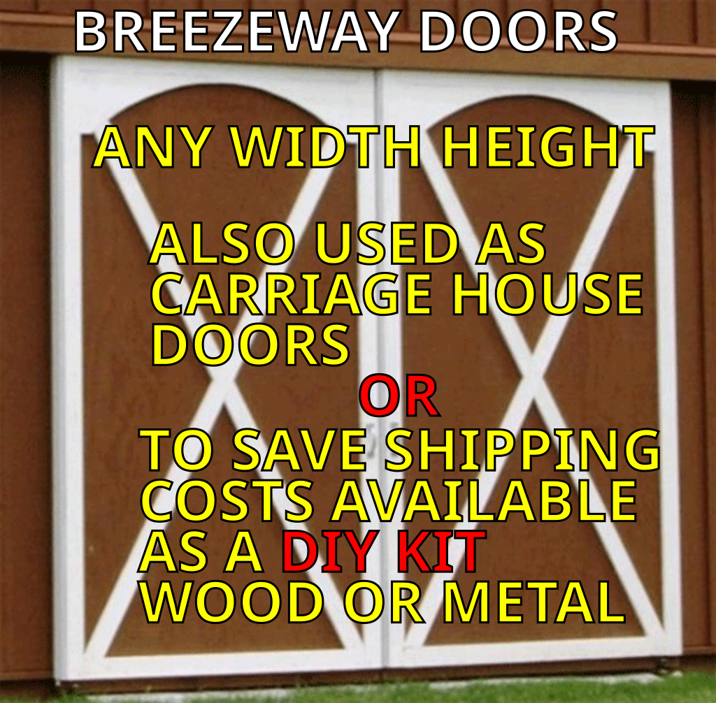 Breezeway Alley Doors – The Barn Factory